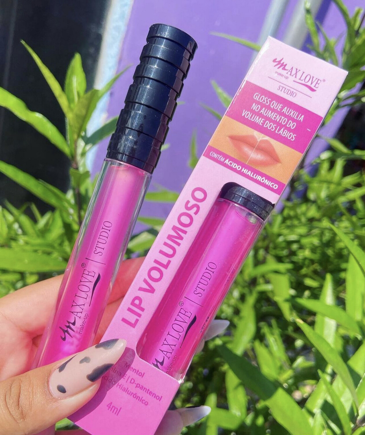 Gloss Lip Volumoso Rosinha Max Love