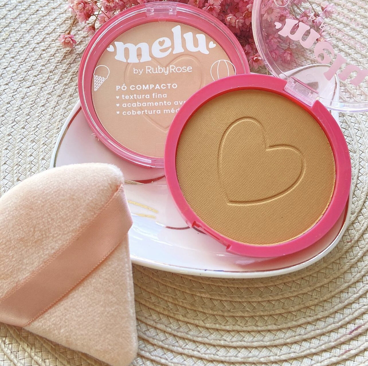 Pó Compacto Melu - Ruby Rose