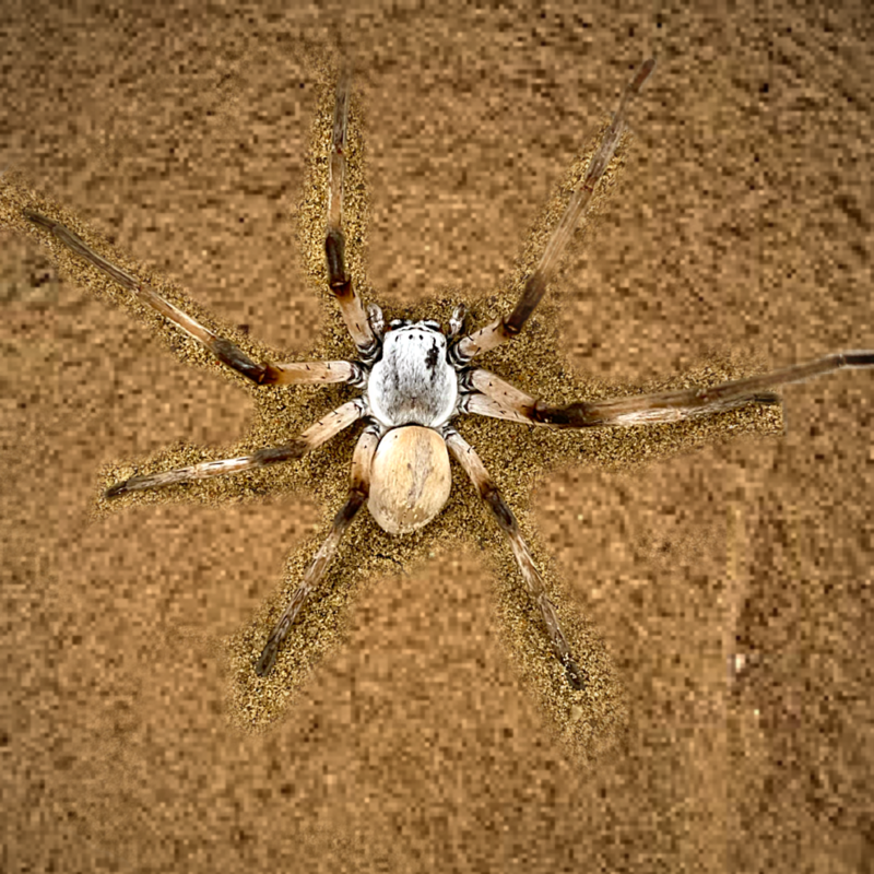 Cerbalus Sp. Egypt (Trapdoor Huntsman Spider)