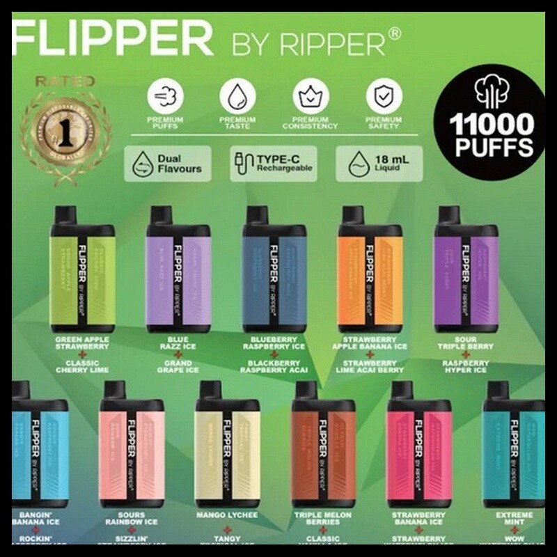 FLIPPER 11K | Dual-Flavor Vape with 11000 Puffs