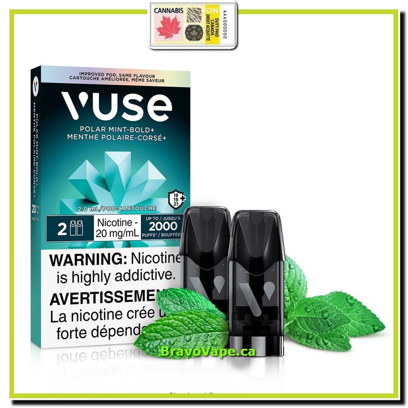 VUSE POD BOLD-POLAR MINT Bold 20 mg/mL (Ontario Stamped)