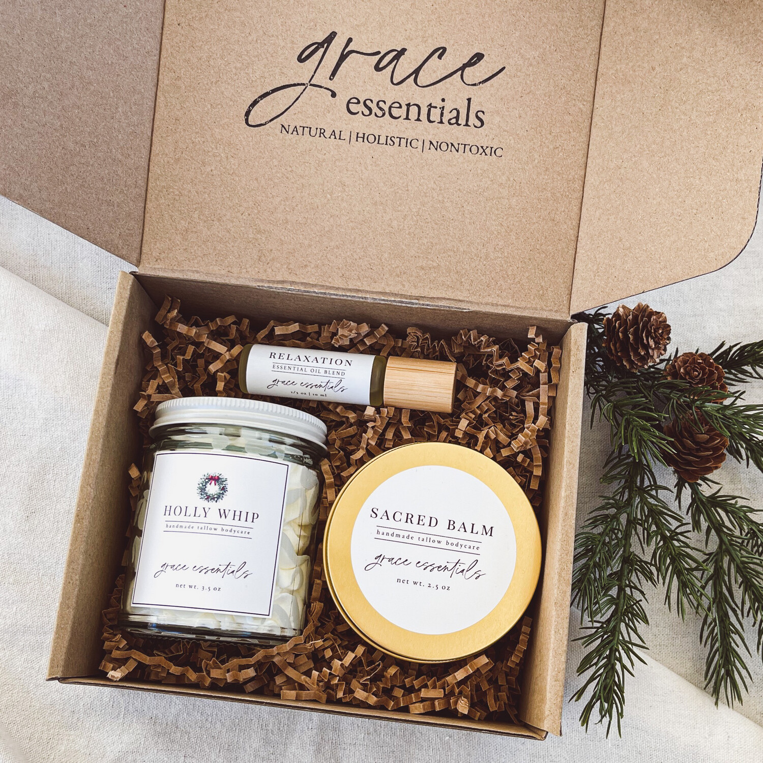 Tallow Whip + Balm Gift Box Set || Tallow Skincare || Whipped Tallow ...