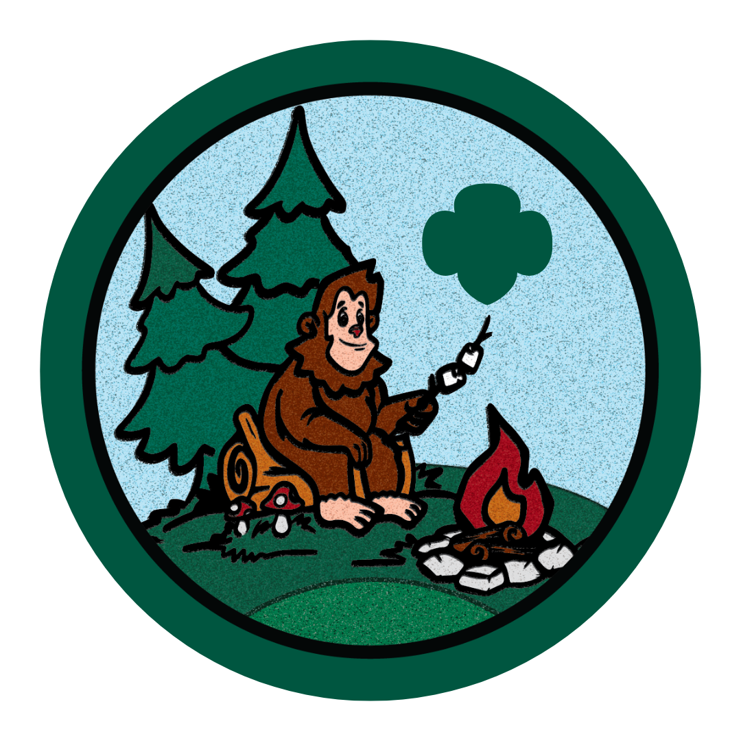 Happy Sasquatch Sticker