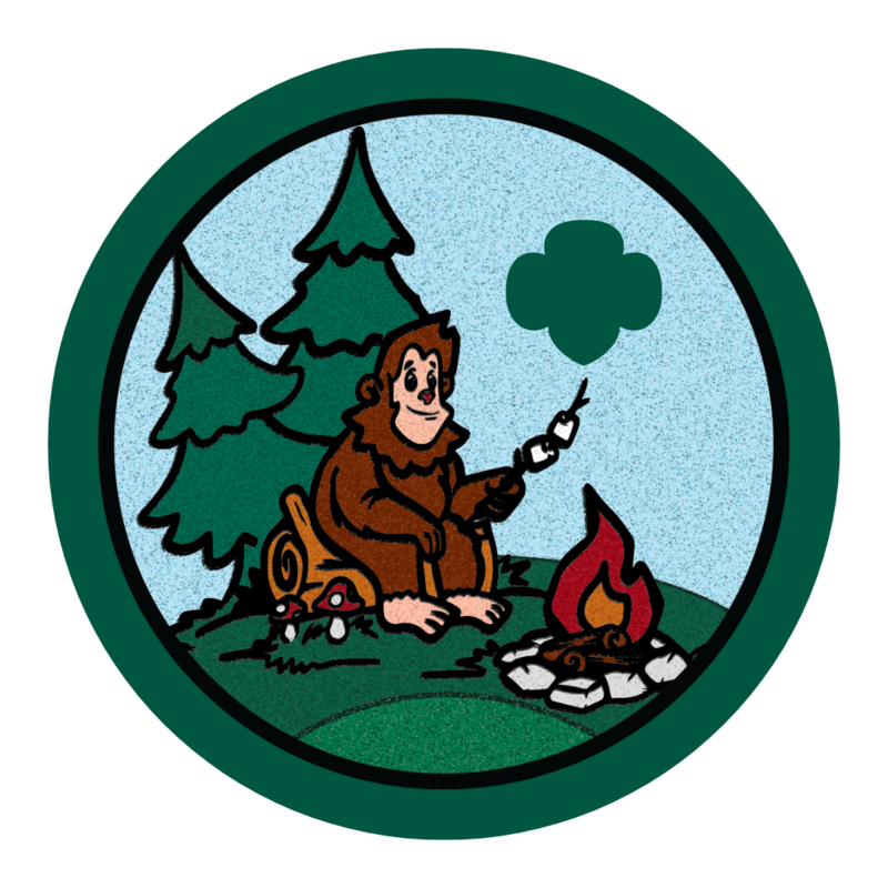 Happy Sasquatch Sticker