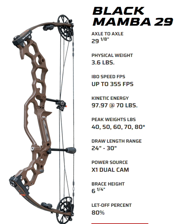 APA Archery Black Mamba 29 Compound Bow