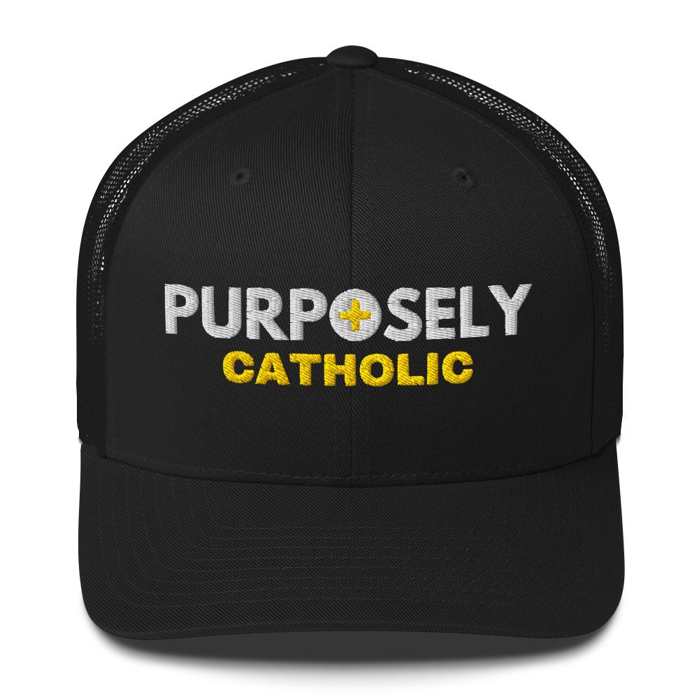 Purposely Catholic Trucker Cap