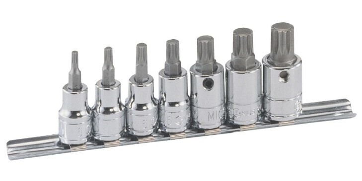 7 Piece Triple Square Bit Socket Set