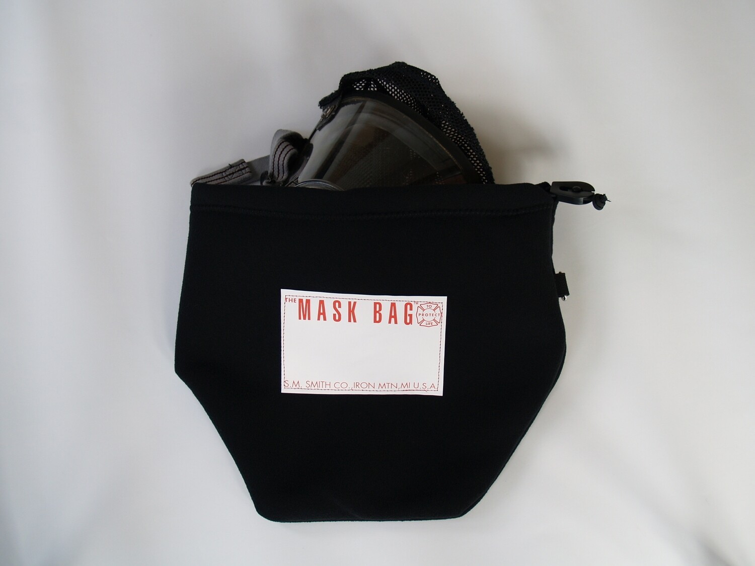 SCBA Mask Bag, MB3-100, Heavy Fleece, W/drawcord - Fire Protection ...