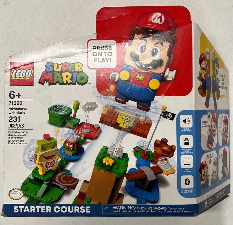 LEGO Super Mario Adventures with Mario Starter Course Building Kit ...