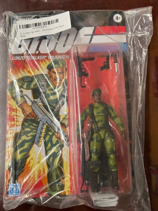 G.I. Joe Retro Sgt. Stalker 3.75 Inch Exclusive Action Figure