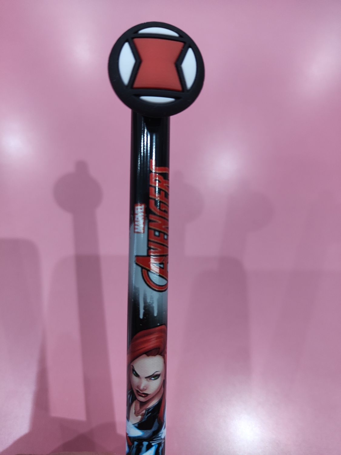 BOLÍGRAFO BORRABLE VIUDA NEGRA MARVEL BOLI tinta azul COOLPACK