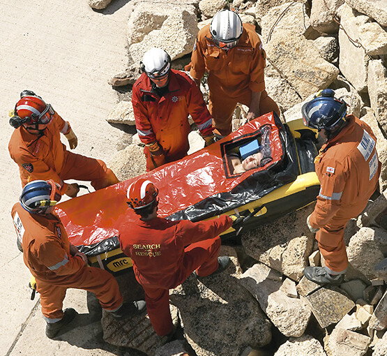 Water Rescue Equipment PPE & Stretchers.
