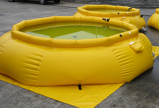 Water storage; Inflatable reservoirs.