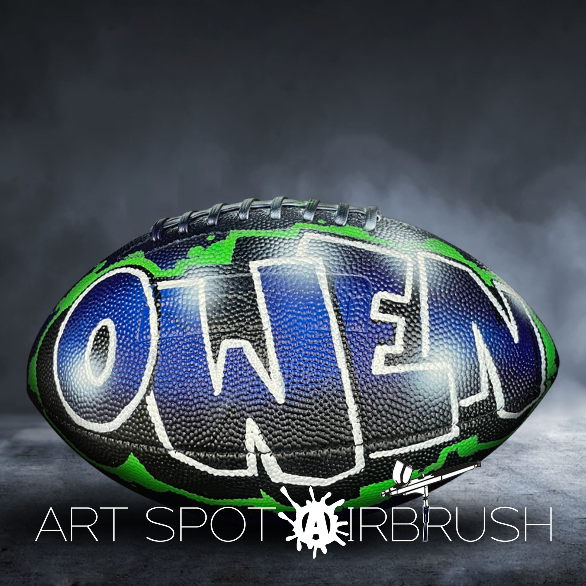 Airbrush Football Designs