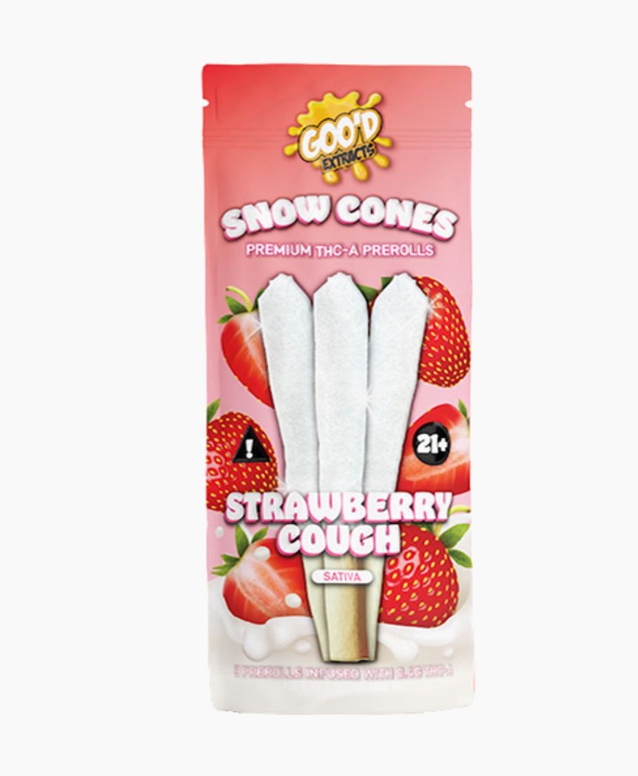 GOO’D EXTRACTS THC-A SNOW CONES | 3G