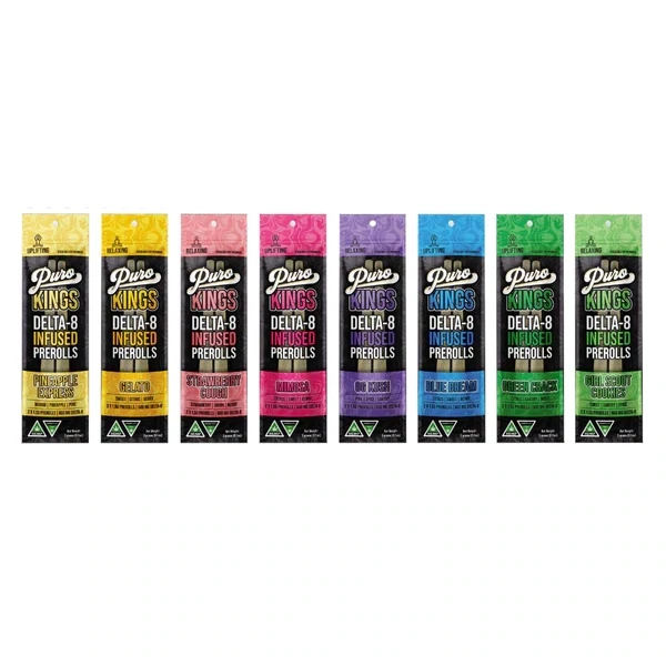 Puro KINGS Delta 8 Infused Pre-Roll | 2 Grams | 2 Pack