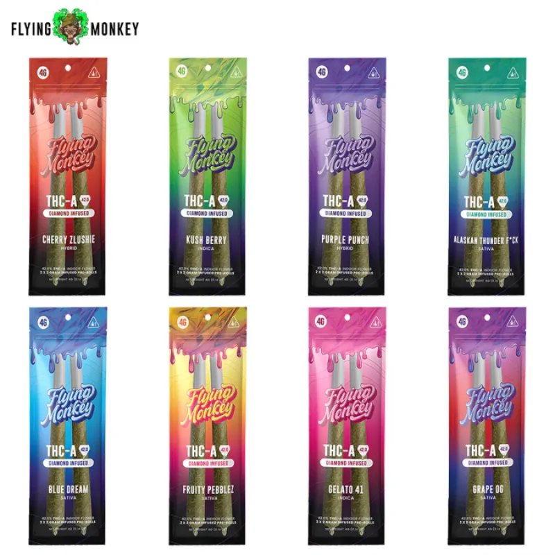Flying Monkey 42.0 THCA Diamond Infused Pre-Roll | 2x2 Gram