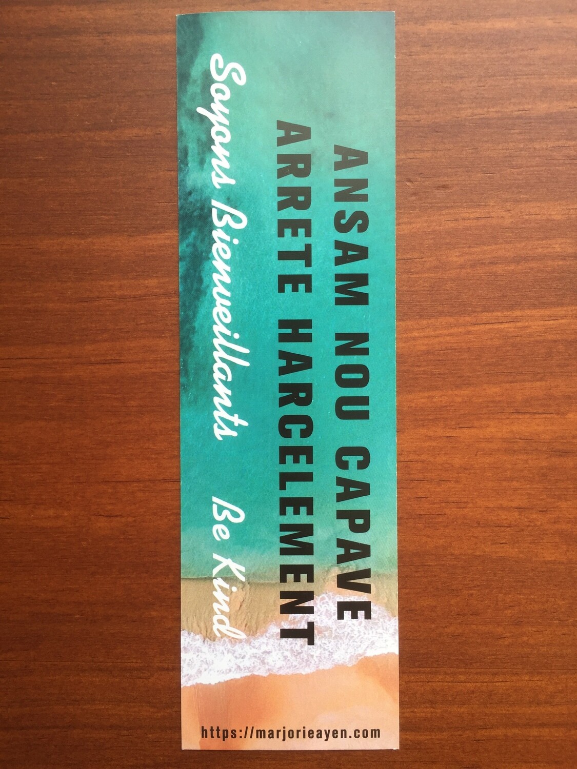 Anti-Bullying Bookmark