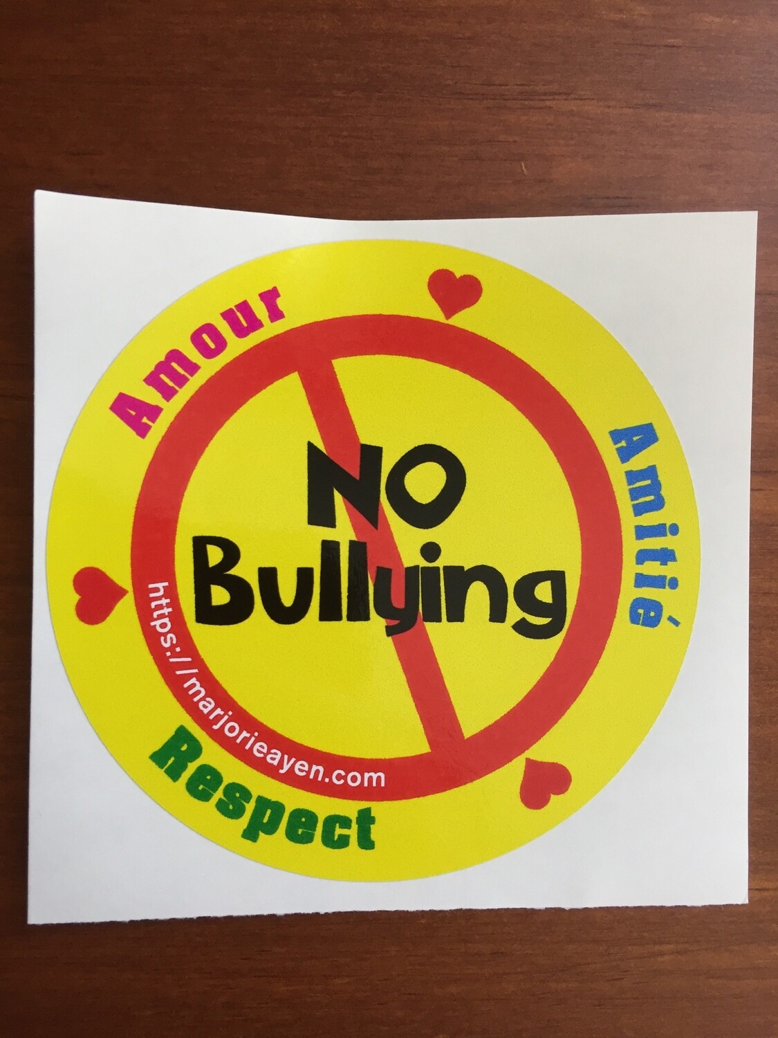 School Bullying Sticker