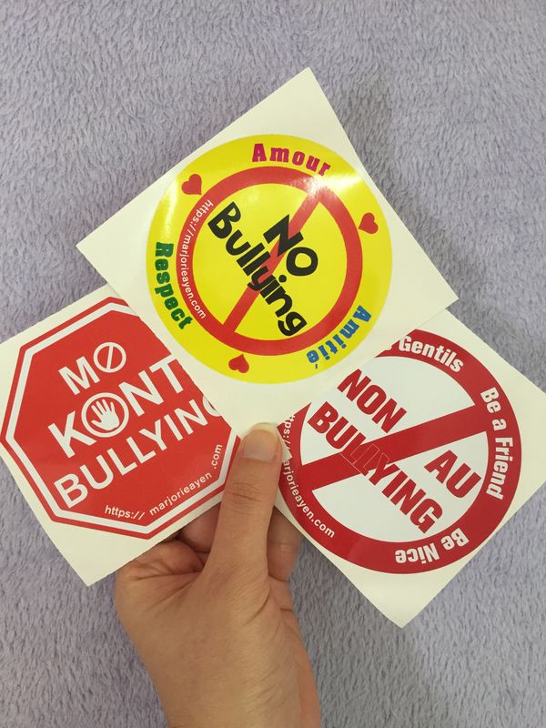 Anti-Bullying stickers