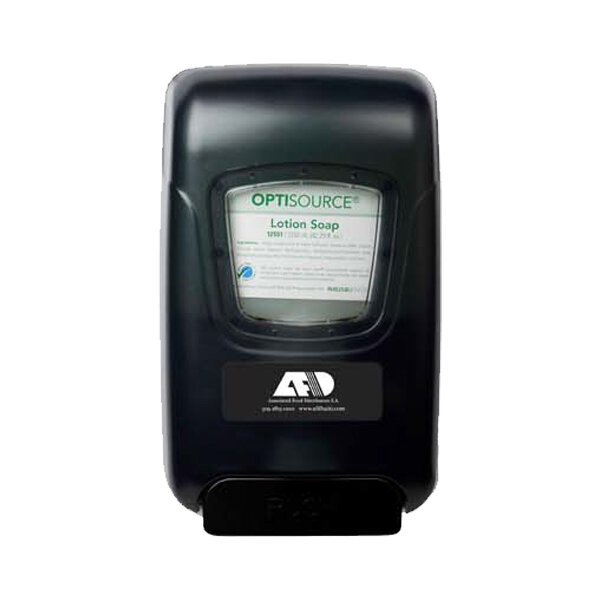OPTISOURCE MANUAL SOAP DISPENSER BLACK 1CT