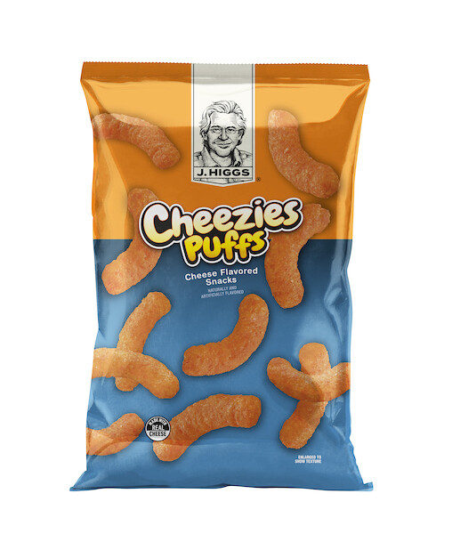 J HIGGS CHEEZIES CHEESE PUFFS 12X8OZ