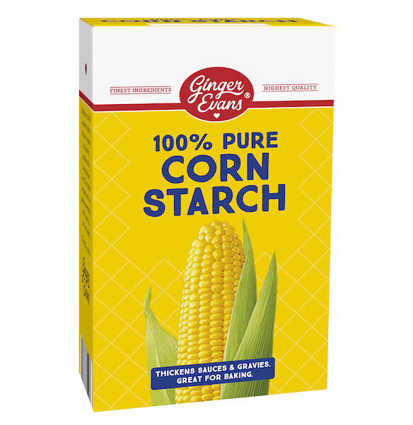 GINGER EVANS CORN STARCH BOX 12X16OZ
