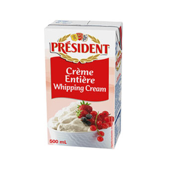 PRESIDENT UHT CREAM 35% 18/500 ml (180442) 04/27/26