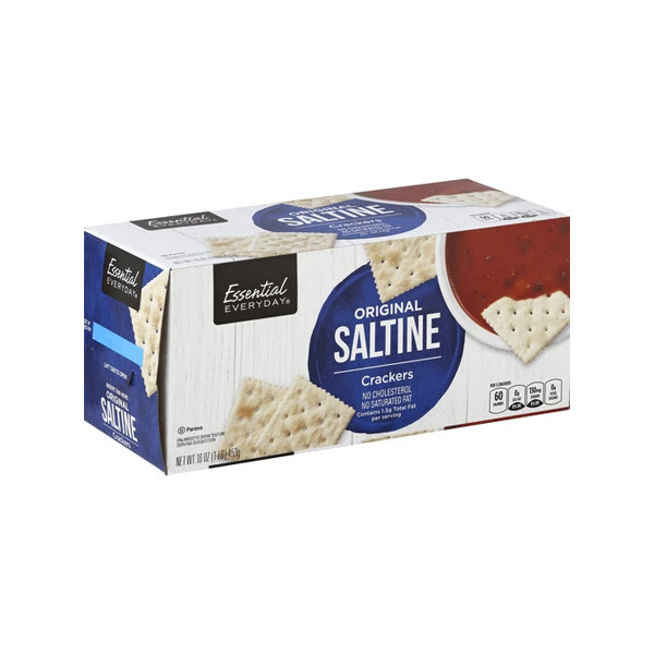 ESSENTIAL-DAY SALTINE CRACKERS 24X16OZ