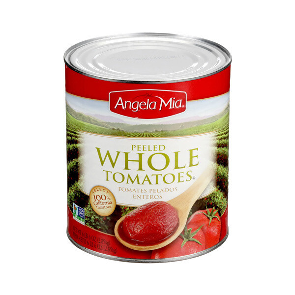 ANGELA MIA WHOLE PEELED TOMATO 6X10#