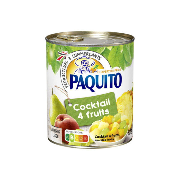 PAQUITO COCKTAIL 4 FRUITS 12X500G