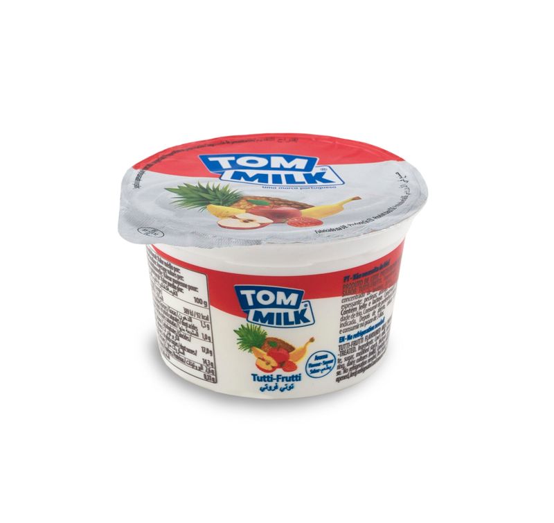 TOM MILK TUTTI FRUTTI CREAMY DAIRY DESSERT 20X100G