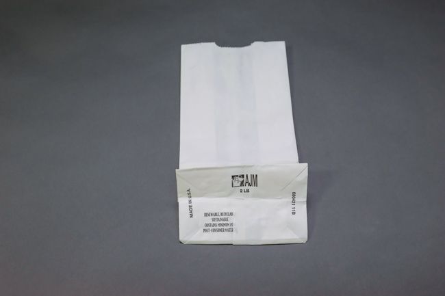 AJM Grocery Paper Bags #2 White 500/Bag