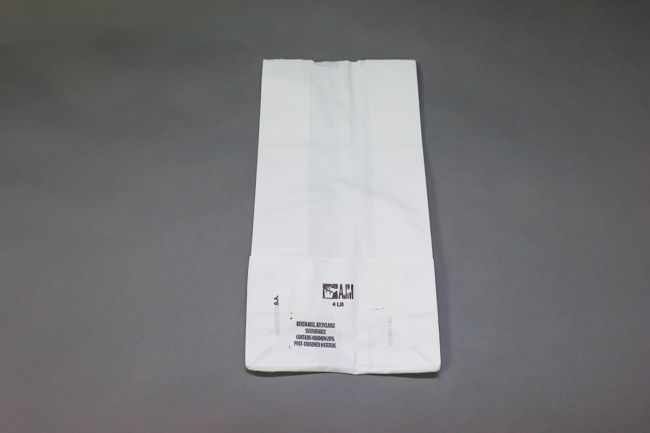 AJM Grocery Paper Bags #4 White 500/Bag