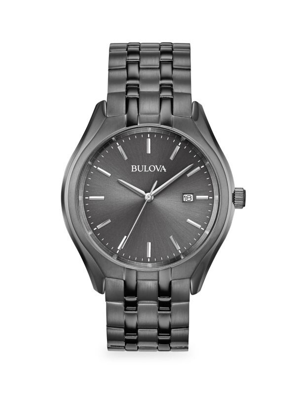 Bulova Mens Gunmetal Grey Watch