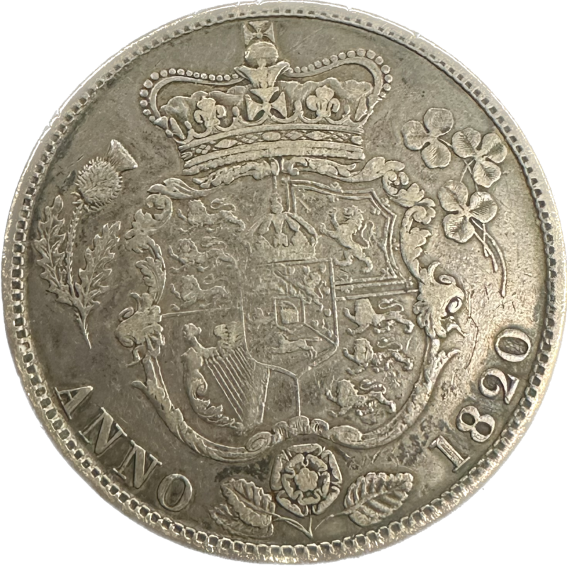 Great Britain 1/2 Crown 1820 Coin