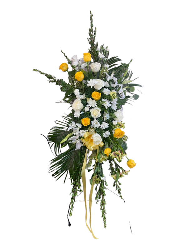 Yellow Serenity Standing Spray