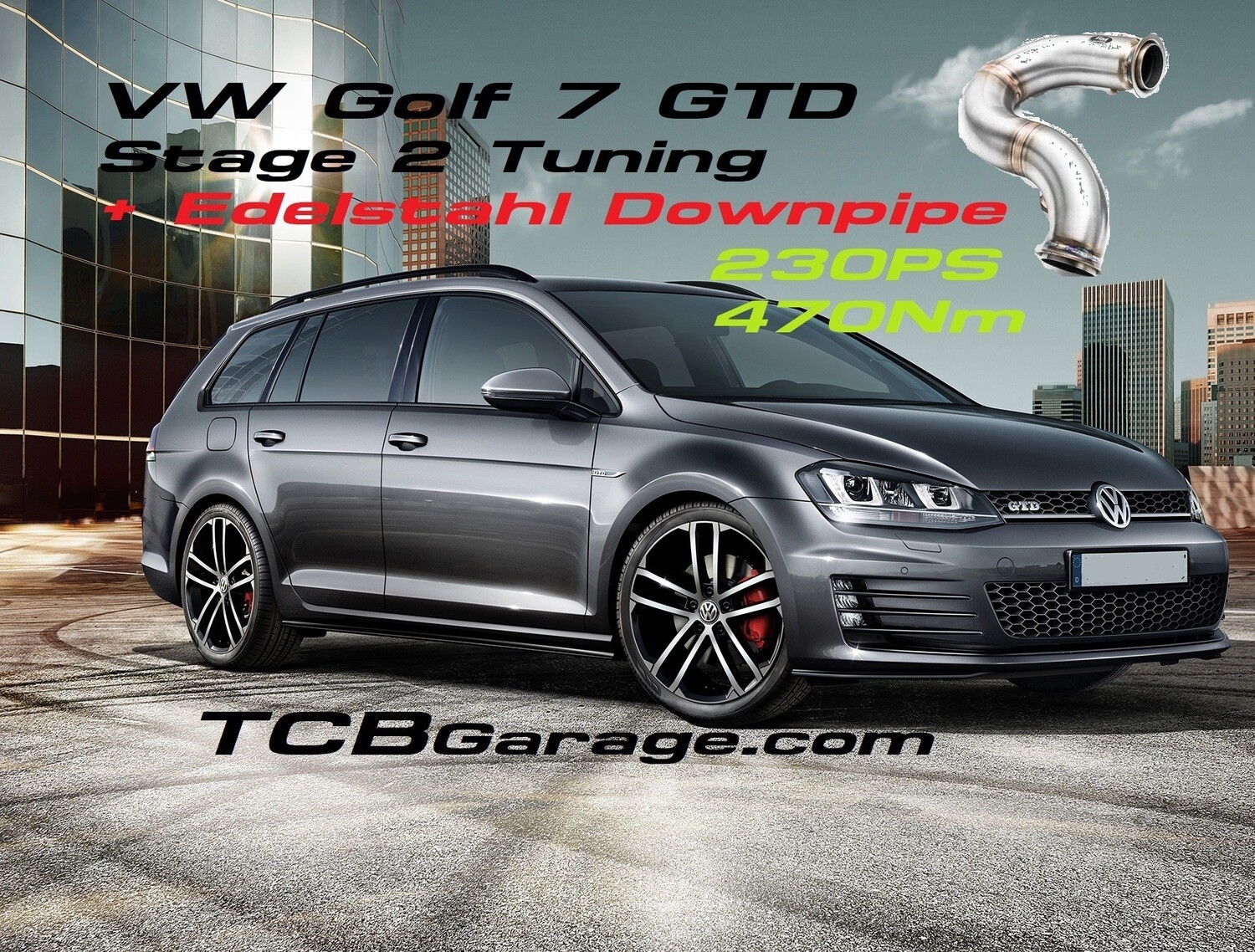 VW Golf 7 GTD Stage 2 Tuning