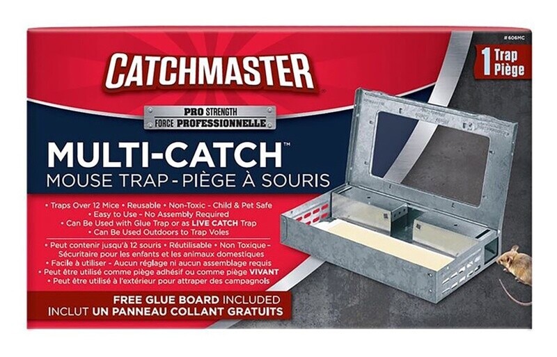 Catchmaster Multi-Catch Metal Mouse Trap