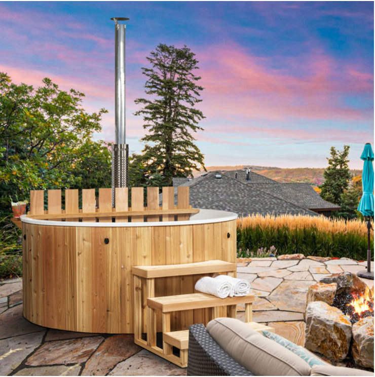 Off Grid Hot Tubs - Wood Fire, Propane, 110V - Made In Canada
