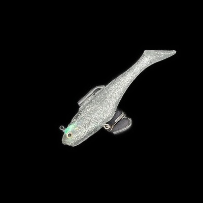 Max Shad Swimbait 4 - Black Stripes