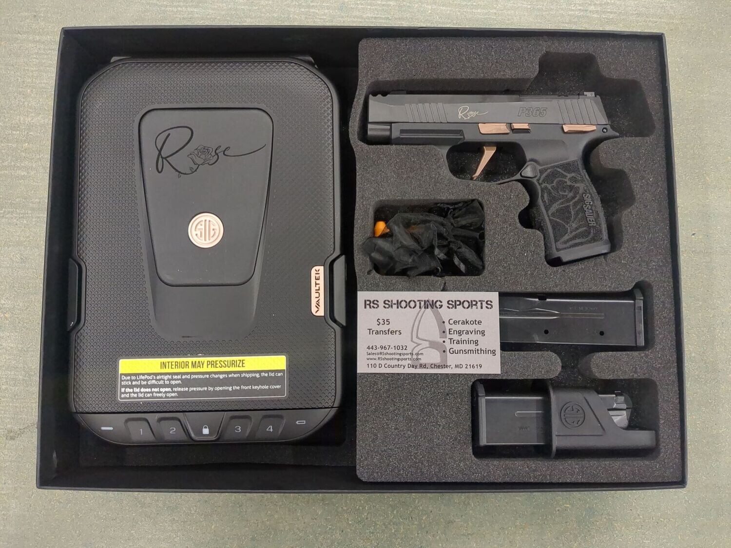 SIG SAUER P365 ROSE XL COMP 9MM