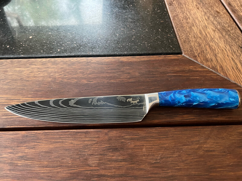 Chef's Knife Blue
