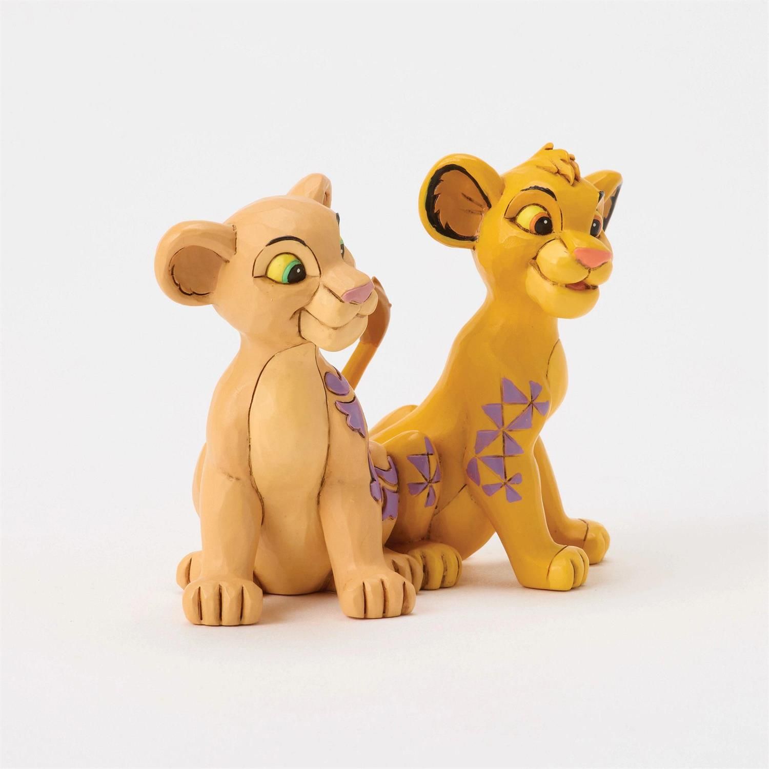 PRE-ORDER Simba And Nala Heart Tails By: Disney Traditions Jim Shore ...