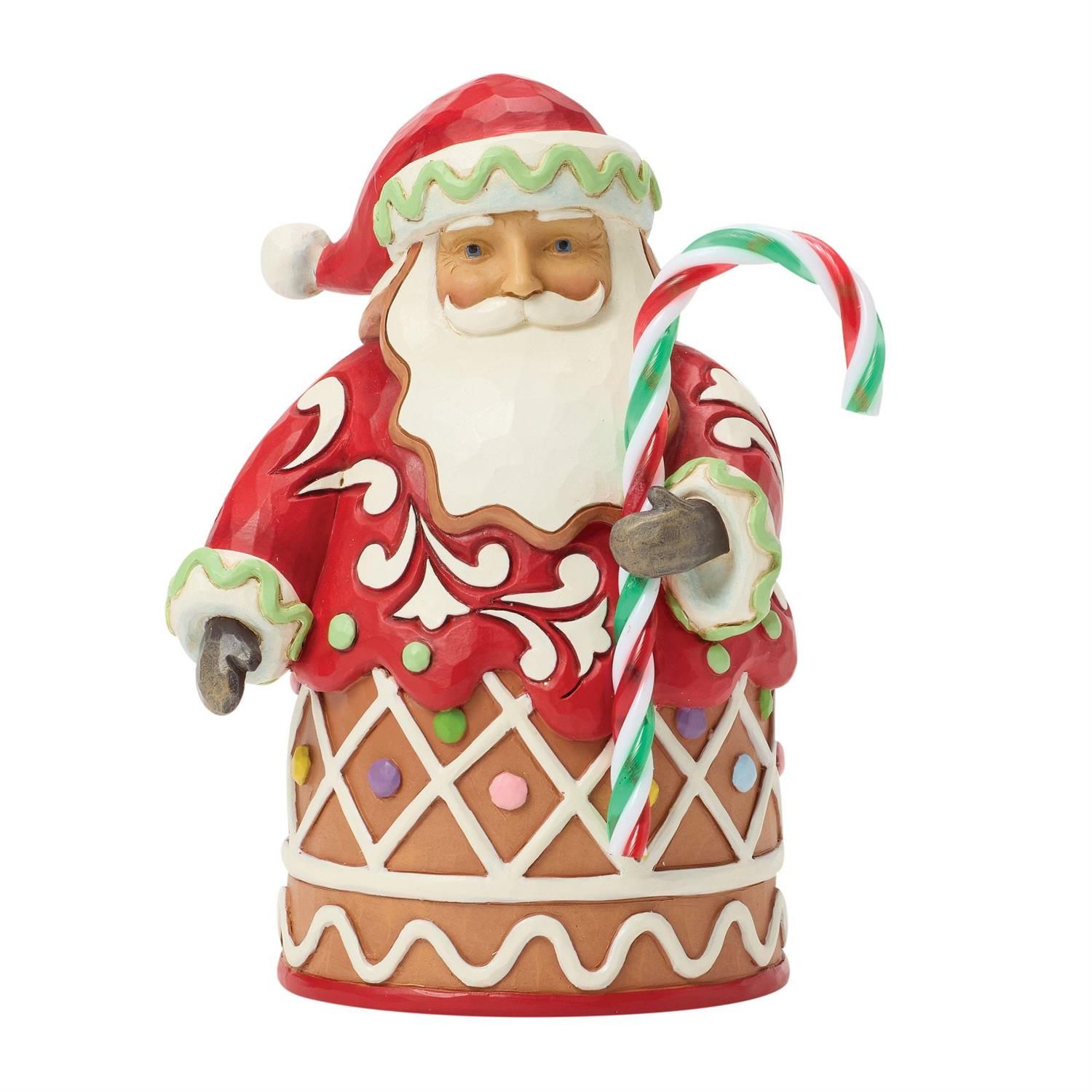PRE-ORDER Gingerbread Santa Candy Pint By: Heartwood Creek Jim Shore ...
