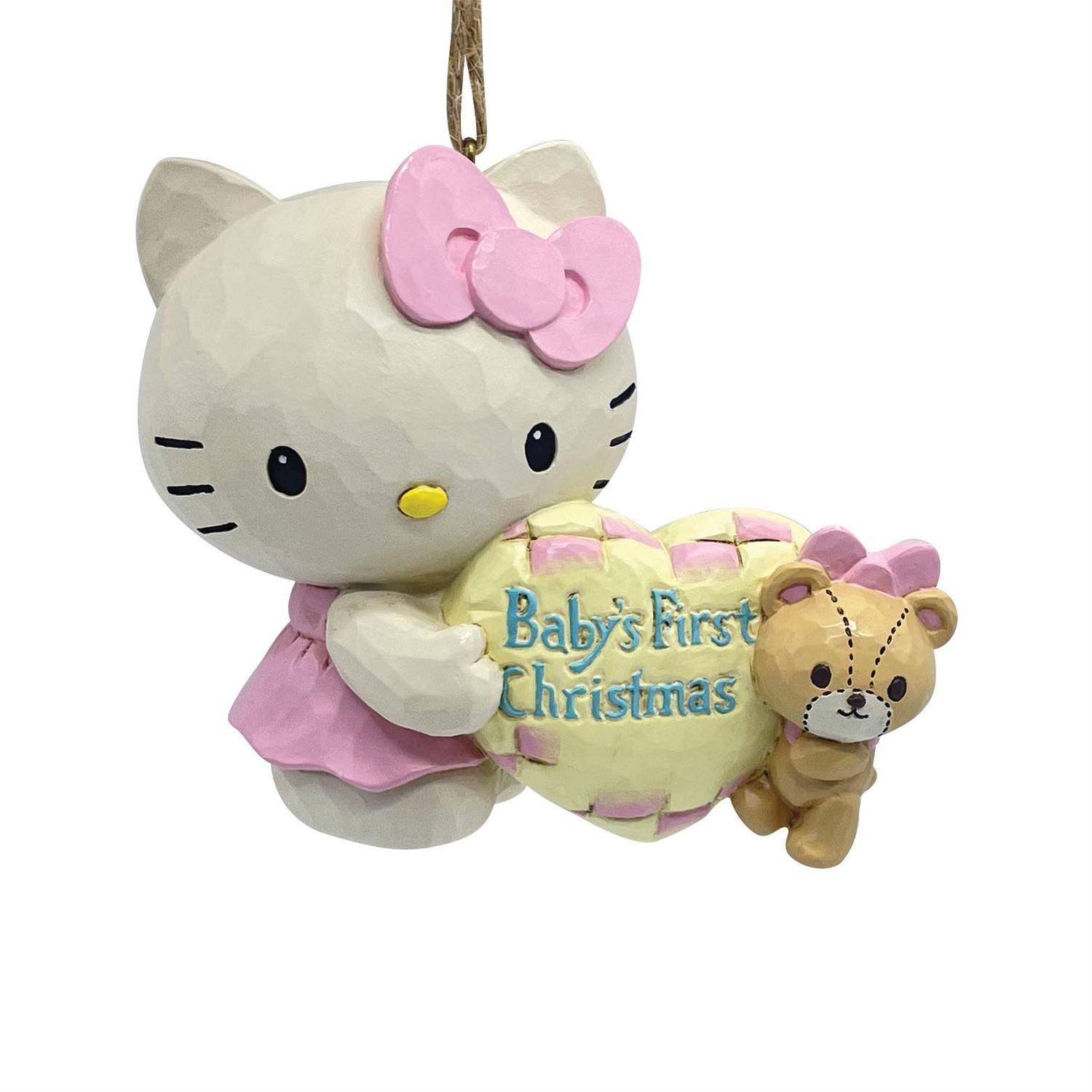 PRE-ORDER Hello Kitty Baby Girl First Christmas Ornament By: Sanrio Jim ...