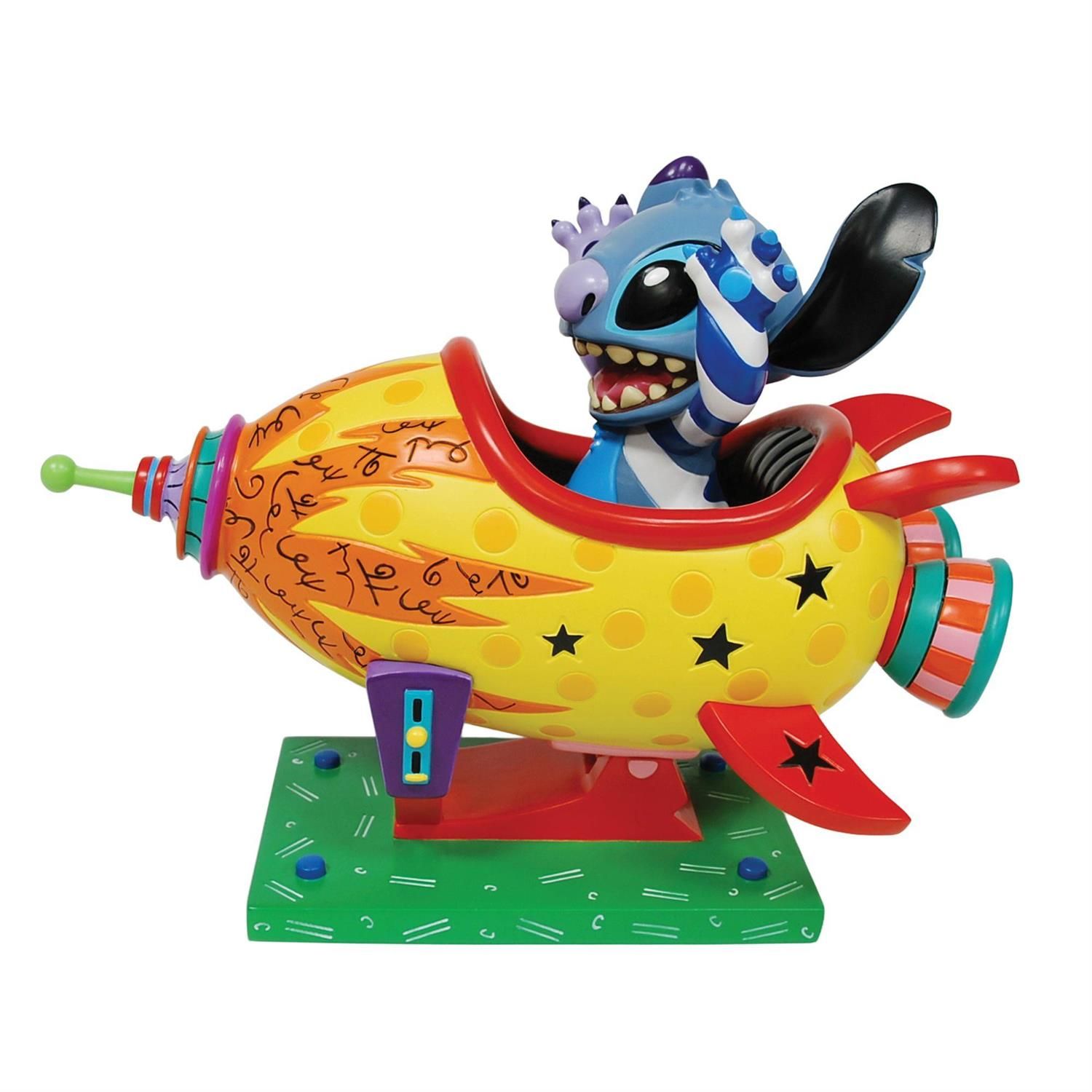 PRE-ORDER Stitch Rocket Ship By: Disney Romero Britto *SHIPS 7/2026 ...