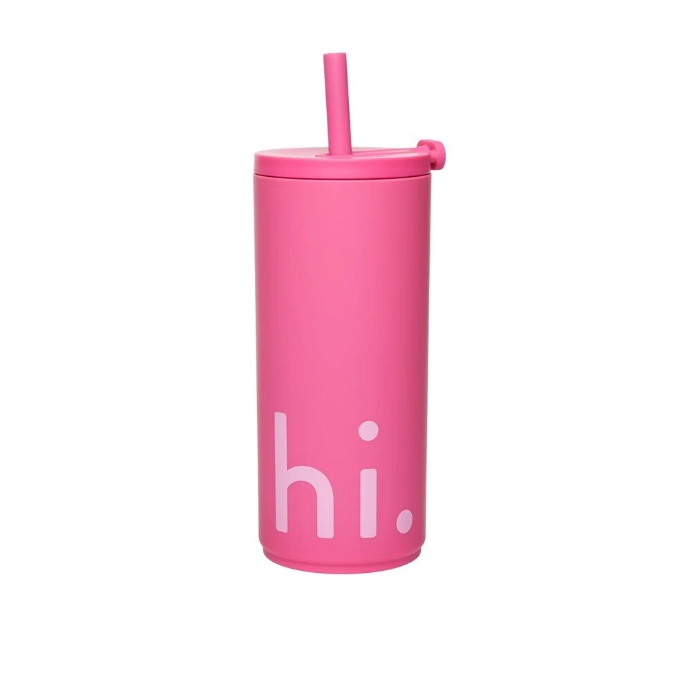 TRAVEL CUP WITH STRAW 500ML WITH SOFT COATING TRAVEL CUP WITH STRAW 500ML WITH SOFT COATING