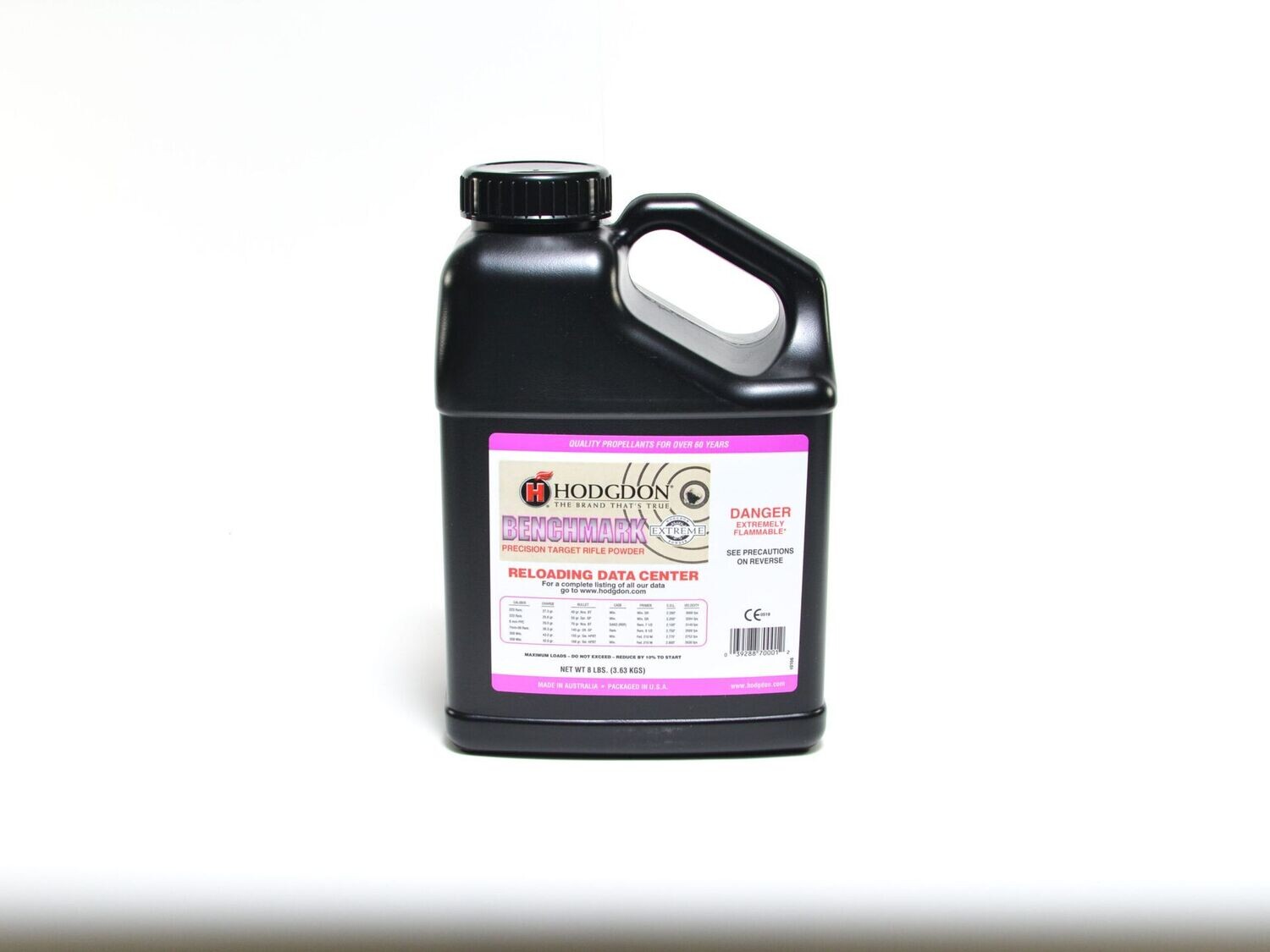 Hodgdon Benchmark Precision Smokeless Rifle Powder - 8 lb.