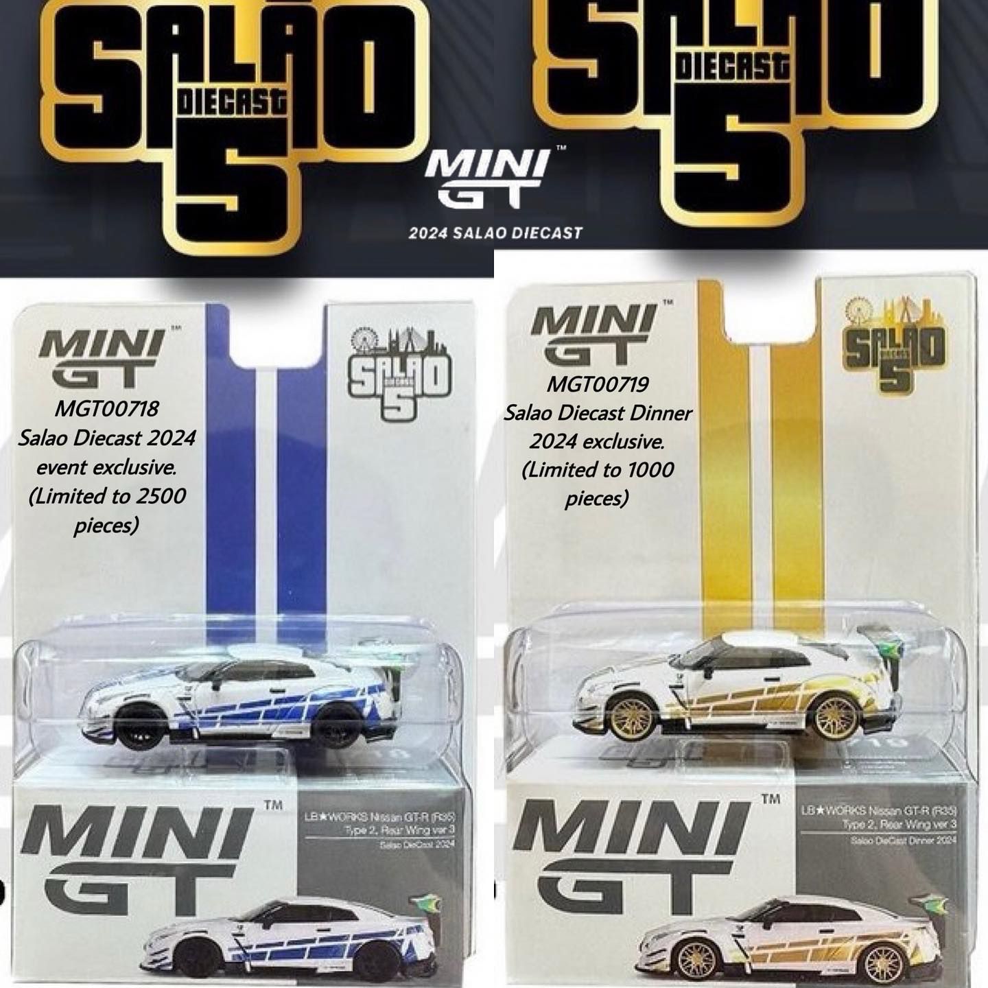 [PREORDER] #718 | #719 MINIGT 2024 Salao Diecast Event Exclusive LB ...